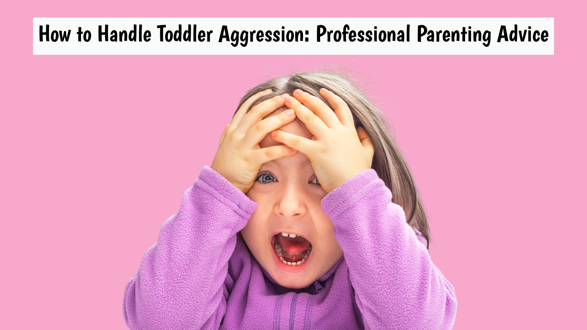 How to Handle Toddler Aggression: Professional Parenting Advice ...